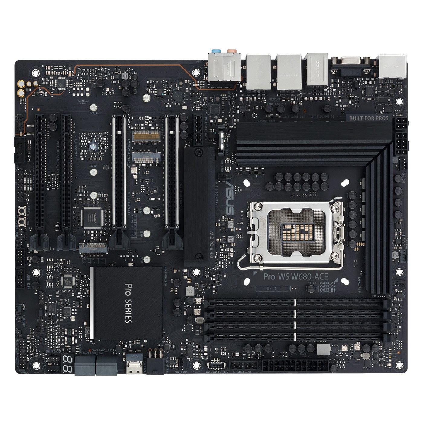 ASUS Pro WS W680-ACE Workstation Intel W680 Socket 1700 ATX Motherboard ...
