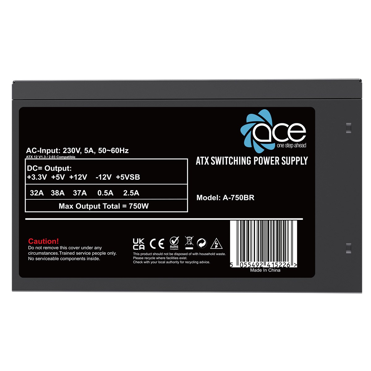 ACE 750W ATX Power Supply - CCL Computers