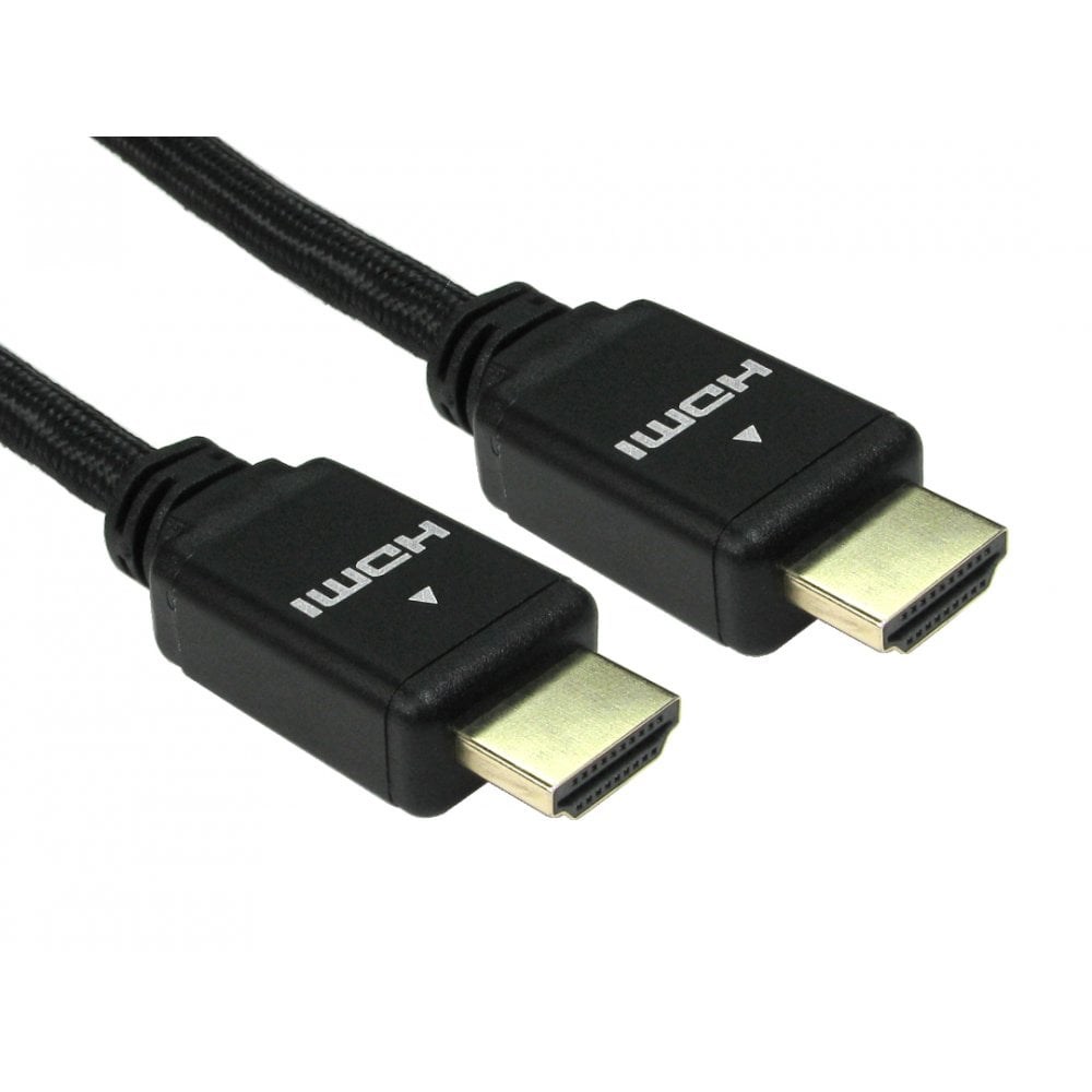 Cables Direct 1m HDMI v2.1 Certified Video Cable, Black Connector - CCL ...