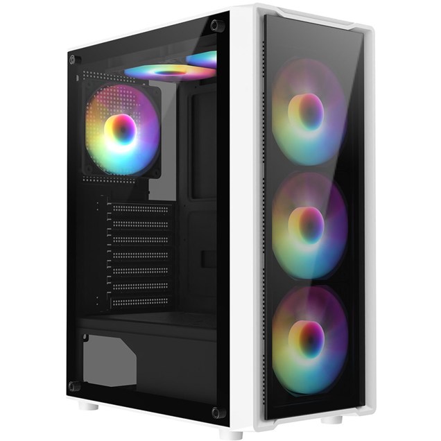 CiT Blade ATX Gaming Case in White - CCL Computers