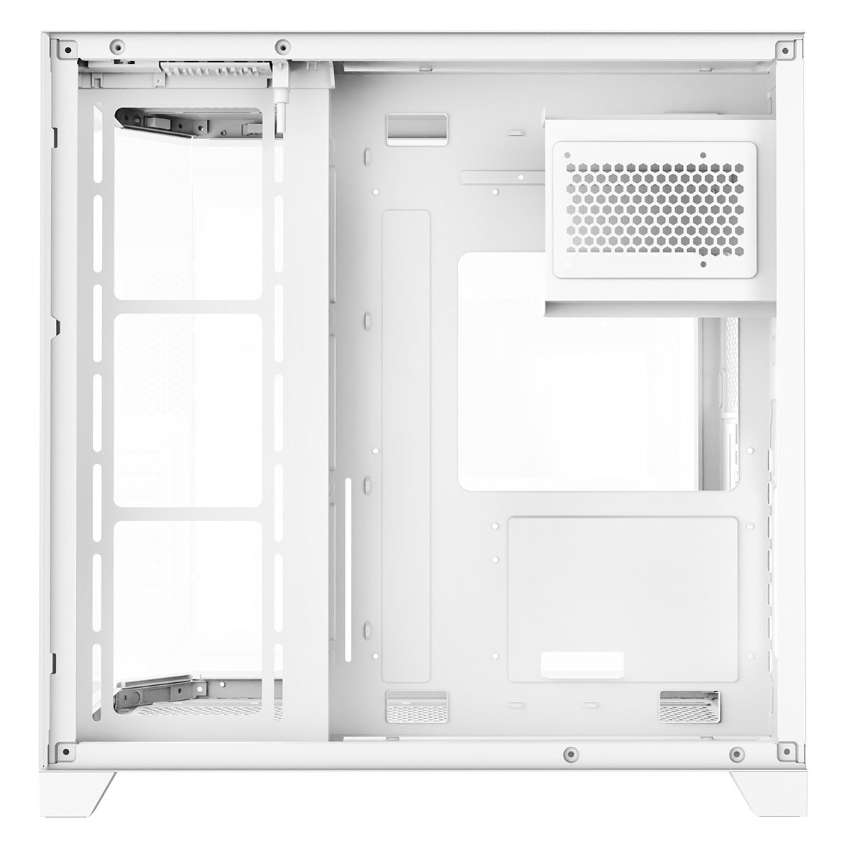 CiT DS360 ATX Gaming Case in White - CCL Computers
