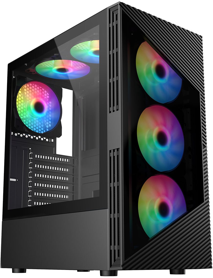 CiT Impact ATX Gaming Case in Black - CCL Computers