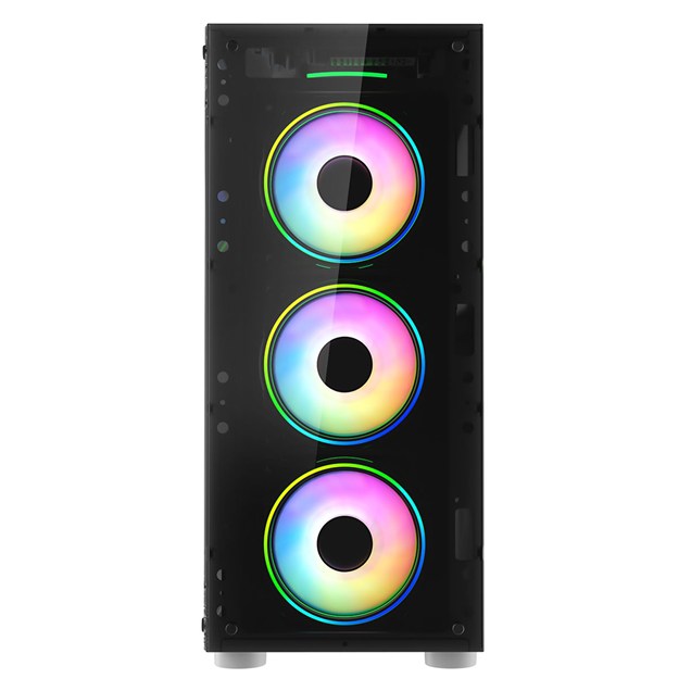 CiT Mirage F6 ATX Gaming Case in White - CCL Computers