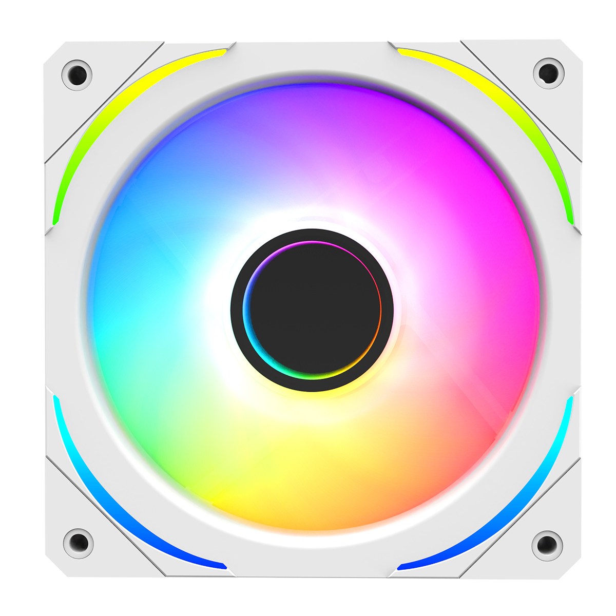 CiT Pro Lightning Infinity 120mm ARGB Case Fan in White - CCL Computers