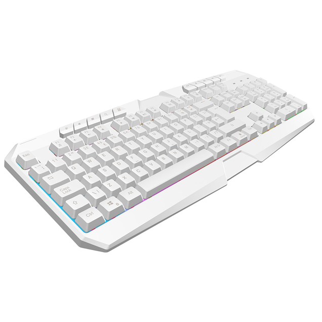 CiT Raptor White 4-in-1 Keyboard, Mouse, Headset and Mouse Pad Combo ...