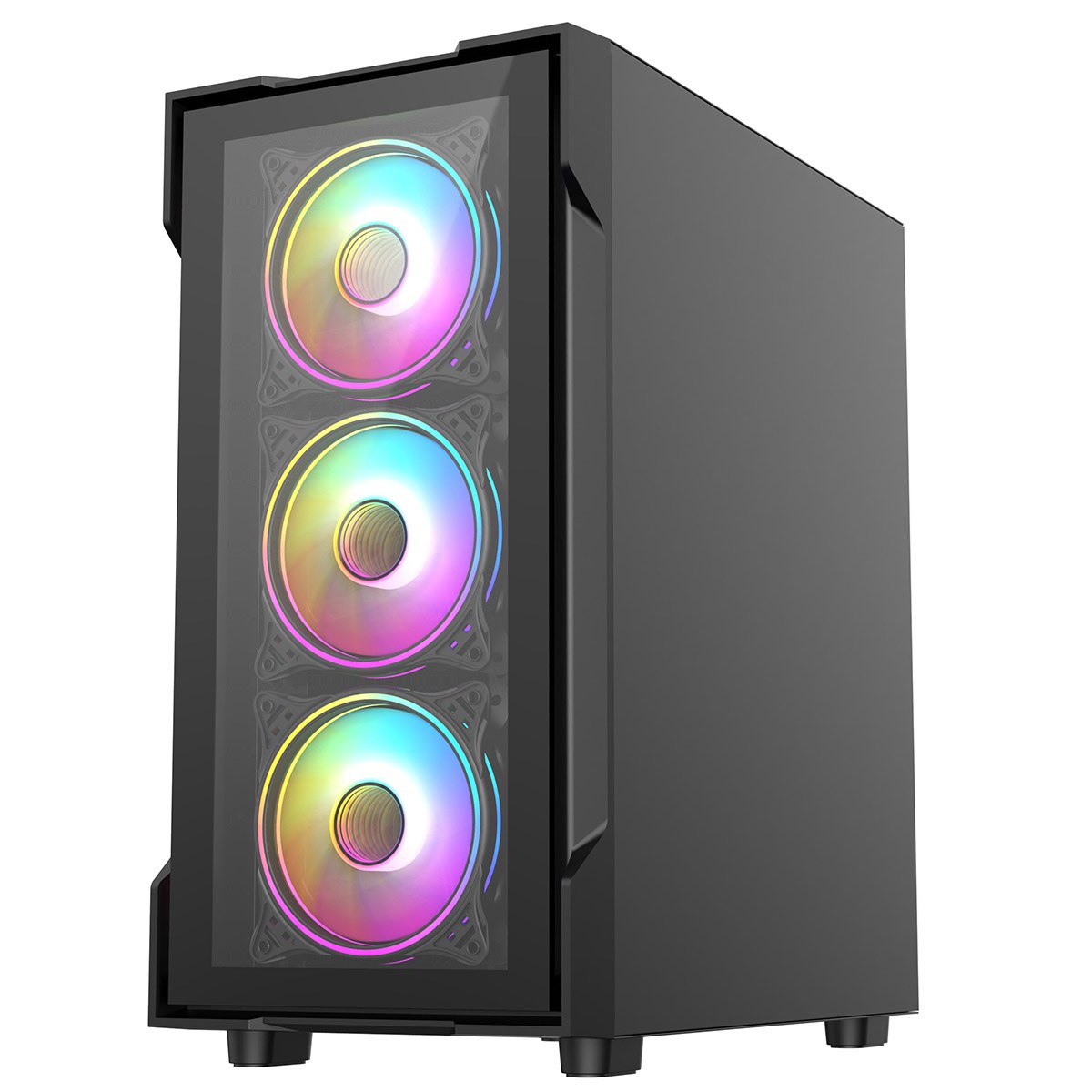 CiT Tornado mATX Mid Tower Gaming Case in Black - CCL Computers