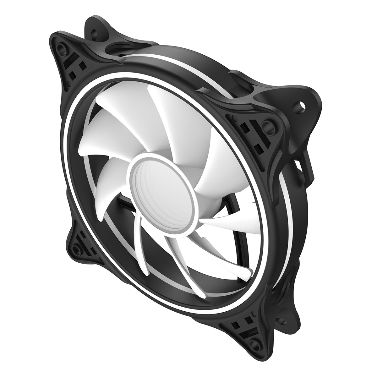 CiT Tornado Infinity 120mm ARGB PWM Case Fan in Black - CCL Computers