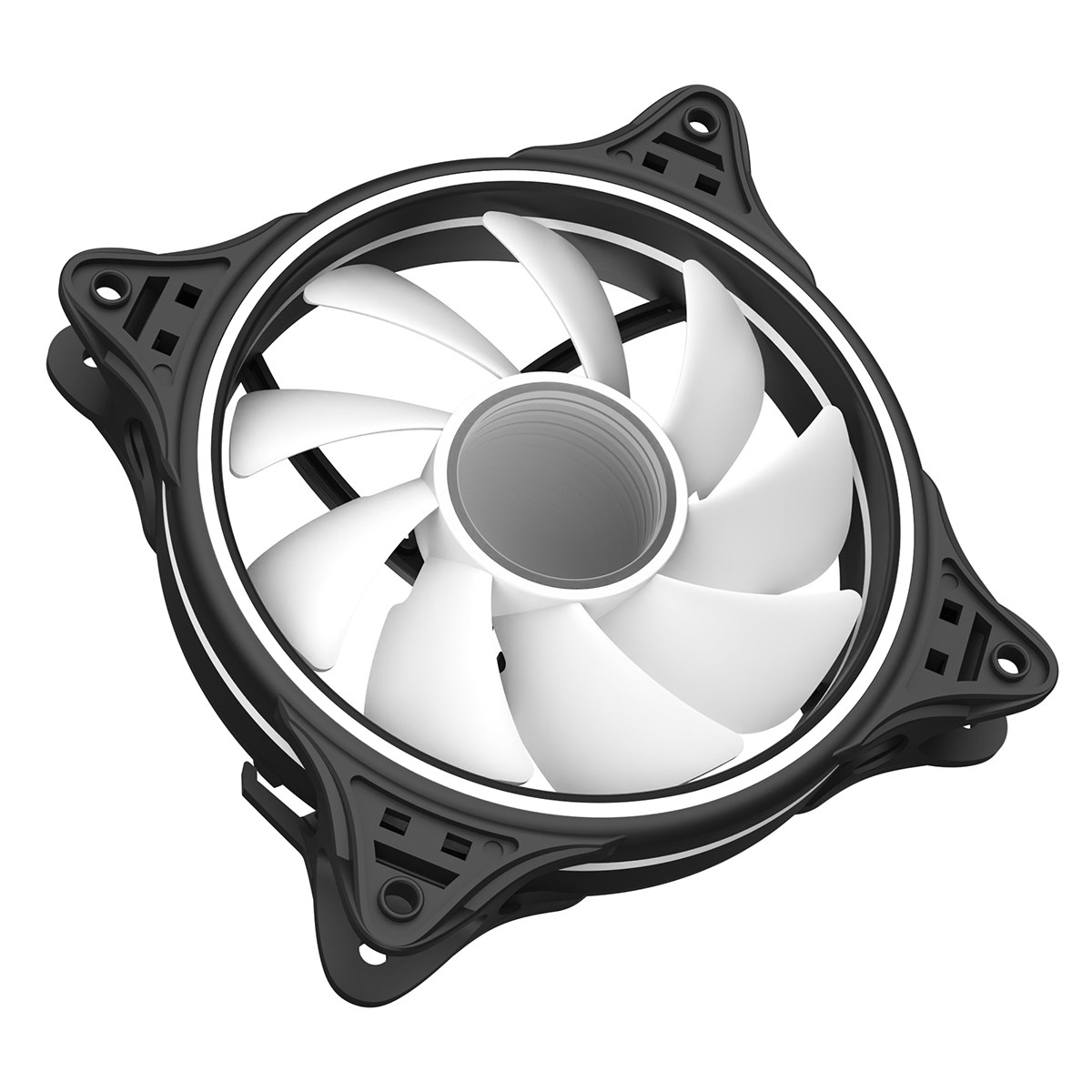 CiT Tornado Infinity 120mm ARGB PWM Case Fan in Black - CCL Computers