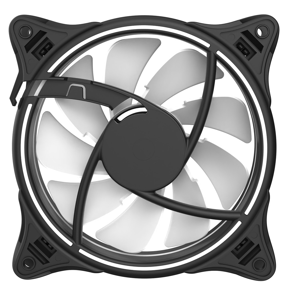 CiT Tornado Infinity 120mm ARGB PWM Case Fan in Black - CCL Computers