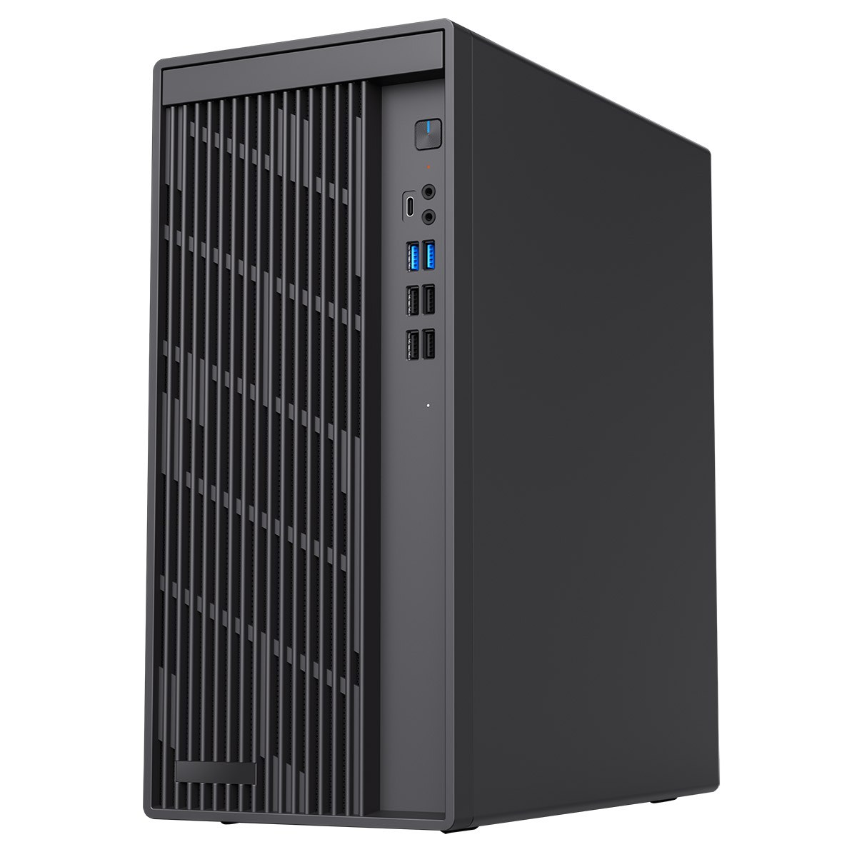 CiT Workstation mATX Tower Office Case in Black - CCL Computers