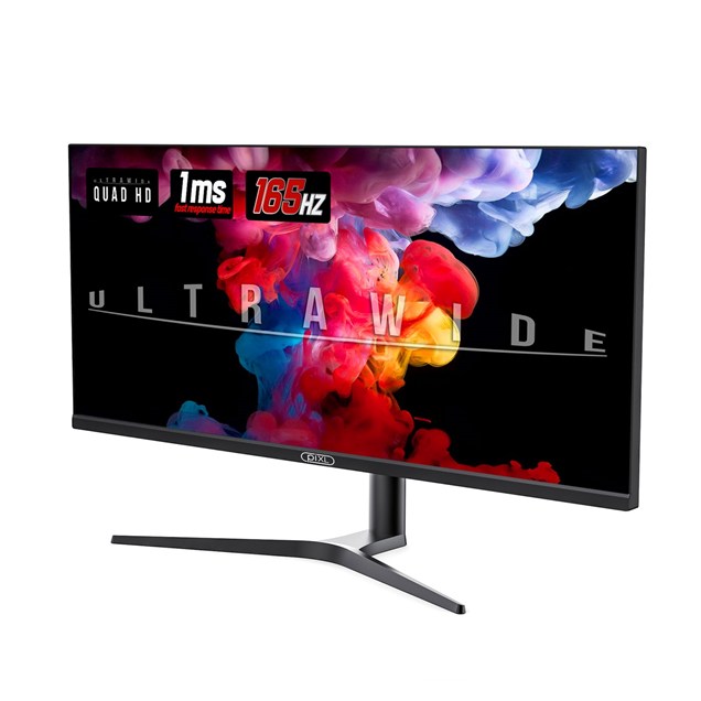 piXL CM34G3 34-inch UWQHD 165Hz VA Ultrawide Gaming Monitor - CCL Computers