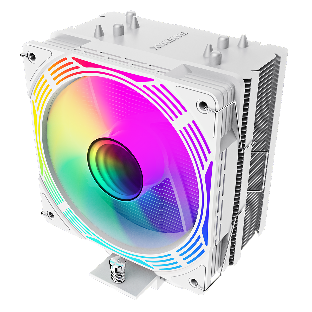 GameMax Ice Force ARGB CPU Cooler in White - CCL Computers