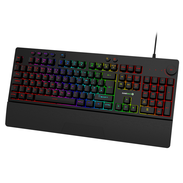 GameMax Pulse 4-in-1 Pro Keyboard, Mouse, Headset and Mouse Pad Combo ...