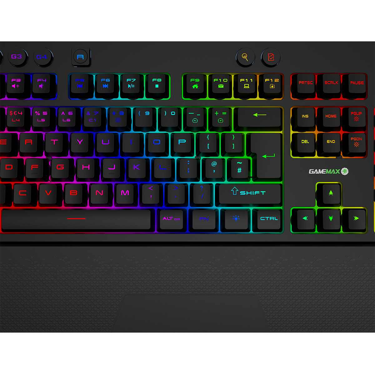 GameMax Pulse 4-in-1 Pro Keyboard, Mouse, Headset and Mouse Pad Combo ...