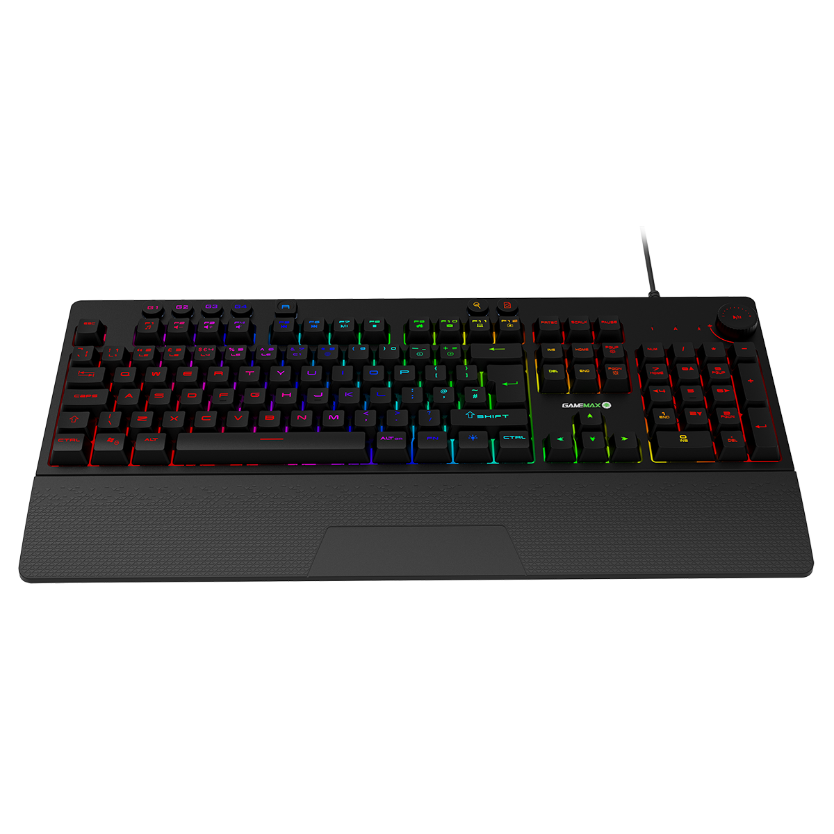 GameMax Pulse 4-in-1 Pro Keyboard, Mouse, Headset and Mouse Pad Combo ...