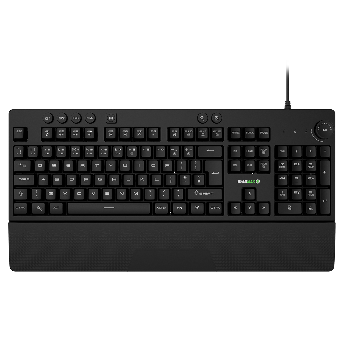 GameMax Pulse 4-in-1 Pro Keyboard, Mouse, Headset and Mouse Pad Combo ...