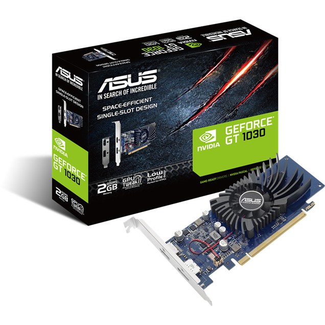 ASUS GeForce GT 1030 2GB Low Profile Graphics Card - CCL Computers