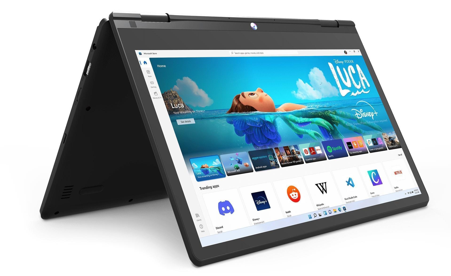 Geo GeoFlex 110 Celeron 4GB 64GB 11.6 inch Touchscreen 2-in-1 Laptop ...