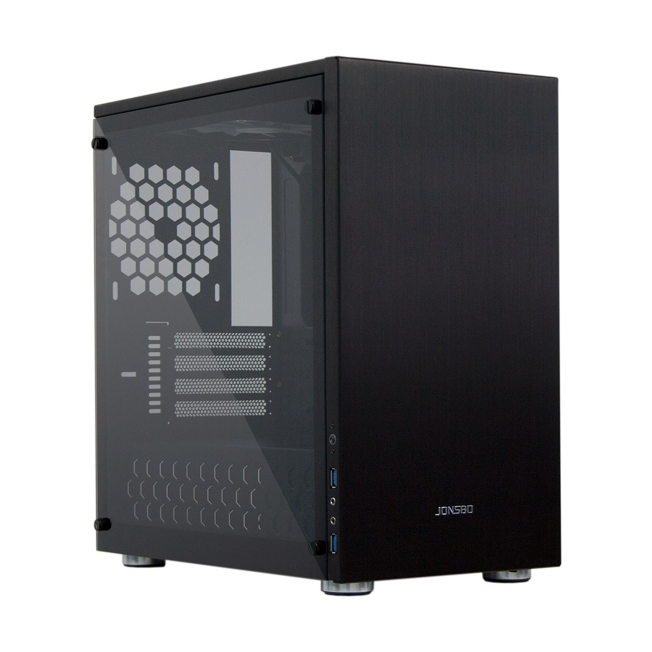 Jonsbo C3 Plus MicroATX Aluminium Chassis (Black) - CCL Computers