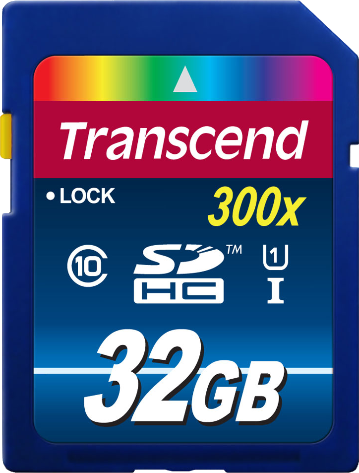 Transcend UHS-I 300x Premium (32GB) Secure Digital High-Capacity Flash ...