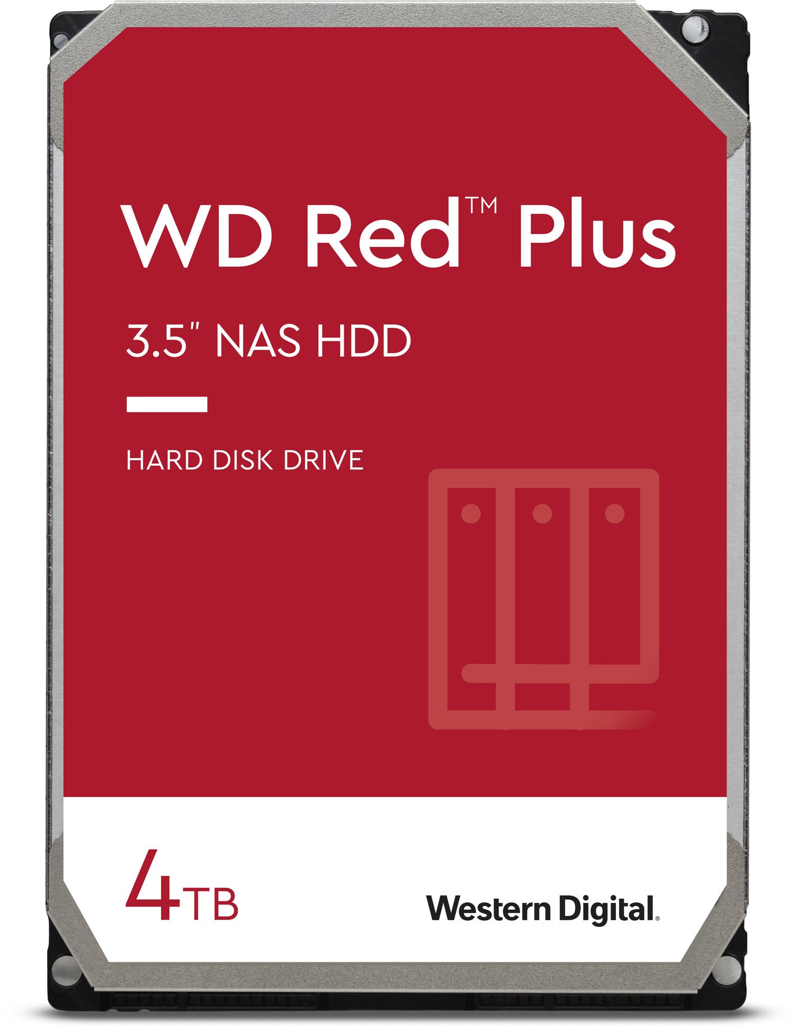 Western Digital Red Plus 4TB 3.5 inch NAS Hard Disk Drive - CCL Computers