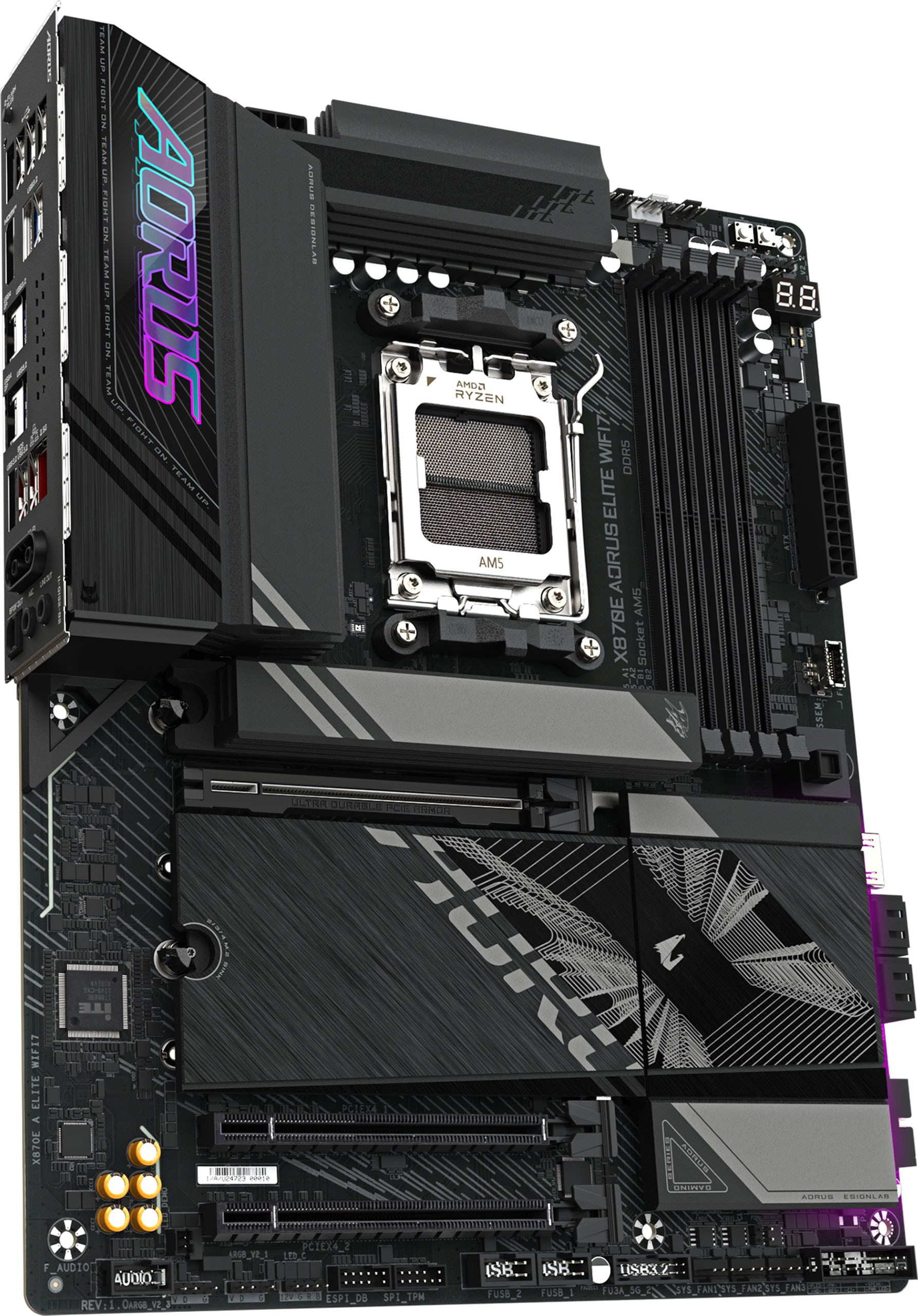 Gigabyte X870E AORUS ELITE WIFI7 AMD Socket AM5 Motherboard - CCL Computers