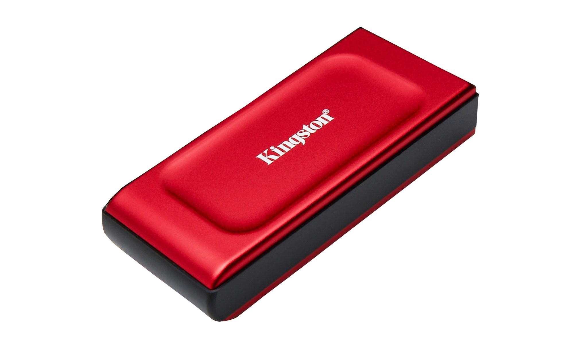 Kingston XS1000 2TB USB 3.2 Gen2 External SSD Drive in Red - CCL Computers