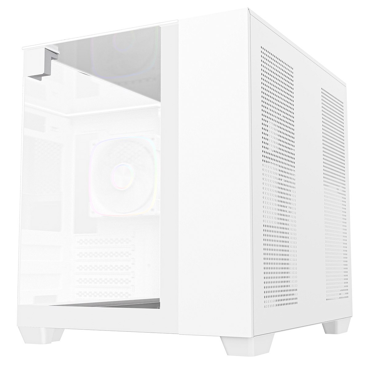 CiT Eclipse Mini mATX Gaming Case in White - CCL Computers