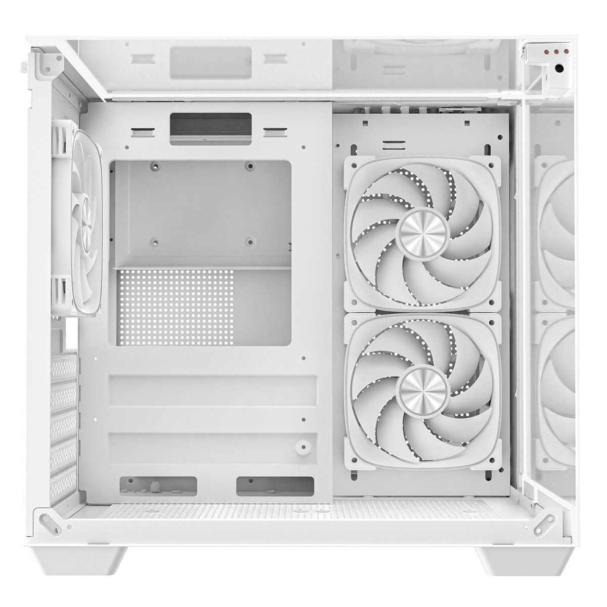 CiT Eclipse Mini mATX Gaming Case in White - CCL Computers