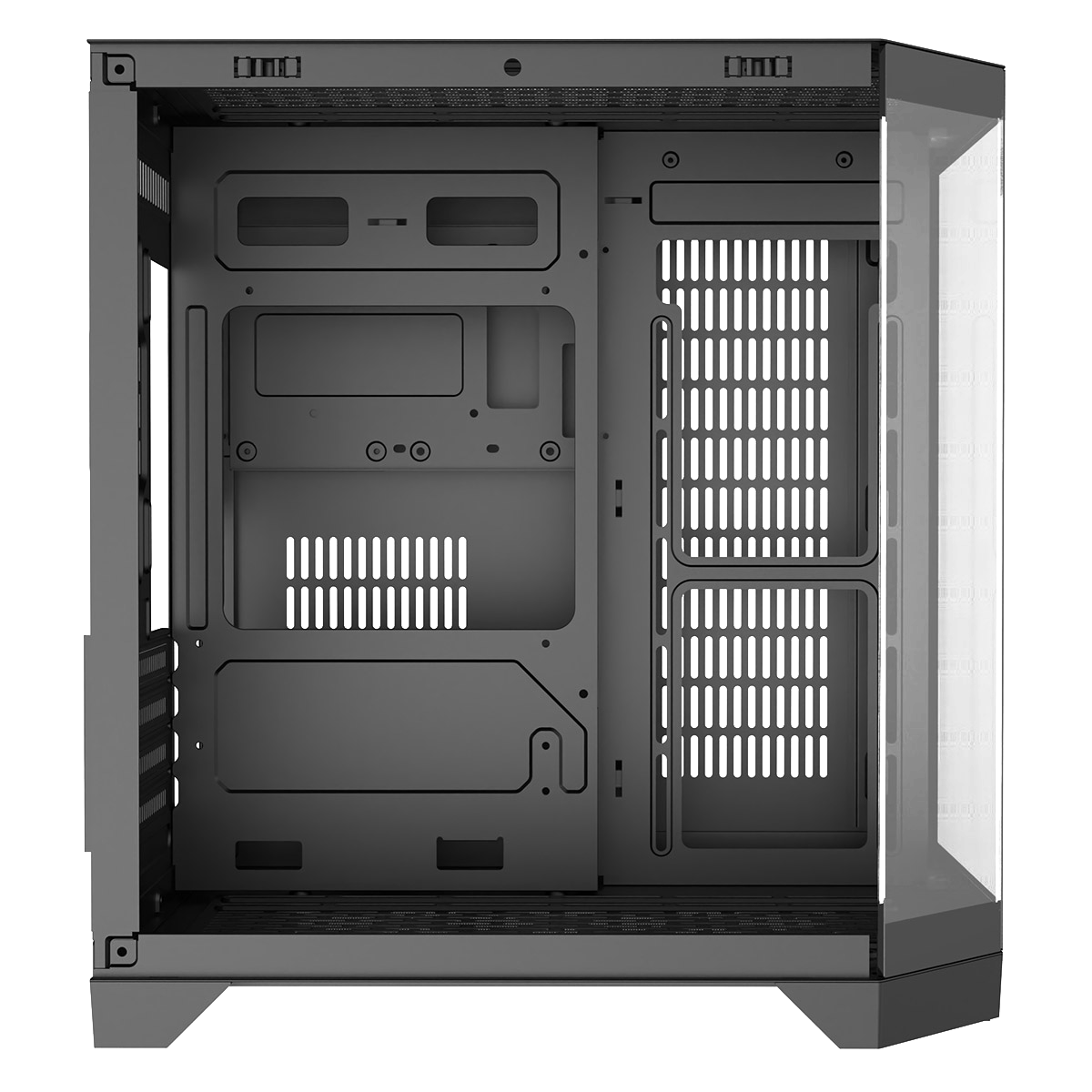 CiT DS240 Black ATX Gaming Case, Dual-Chamber with Pro Storm Fans - CCL ...